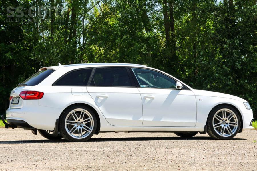 White Audi A4 2013 in Riga, with an engine capacity of 2.00 L and mileage of 354 thousand km for 7000 €, photo 4 on AUTOMOTO.COM.LV