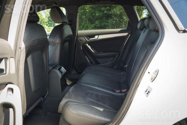 White Audi A4 2013 in Riga, with an engine capacity of 2.00 L and mileage of 354 thousand km for 7000 €, photo 5 on AUTOMOTO.COM.LV