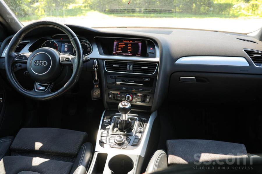White Audi A4 2013 in Riga, with an engine capacity of 2.00 L and mileage of 354 thousand km for 7000 €, photo 9 on AUTOMOTO.COM.LV