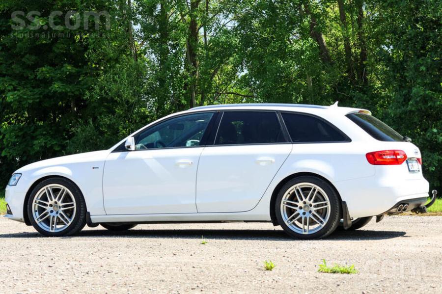 White Audi A4 2013 in Riga, with an engine capacity of 2.00 L and mileage of 354 thousand km for 7000 €, photo 20 on AUTOMOTO.COM.LV
