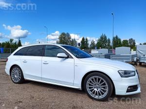 White Audi A4 2013 in Daugavpils, with an engine capacity of 2.00 L and mileage of 0 thousand km for 8350 €, photo 5 on AUTOMOTO.COM.LV