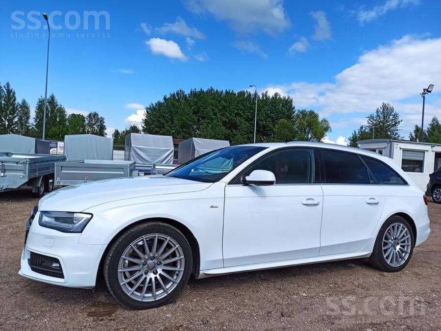 White Audi A4 2013 in Daugavpils, with an engine capacity of 2.00 L and mileage of 0 thousand km for 8350 €, photo 9 on AUTOMOTO.COM.LV