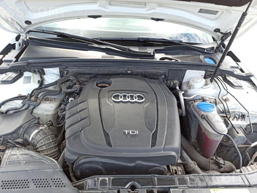 White Audi A4 2013 in Daugavpils, with an engine capacity of 2.00 L and mileage of 0 thousand km for 8350 €, photo 13 on AUTOMOTO.COM.LV