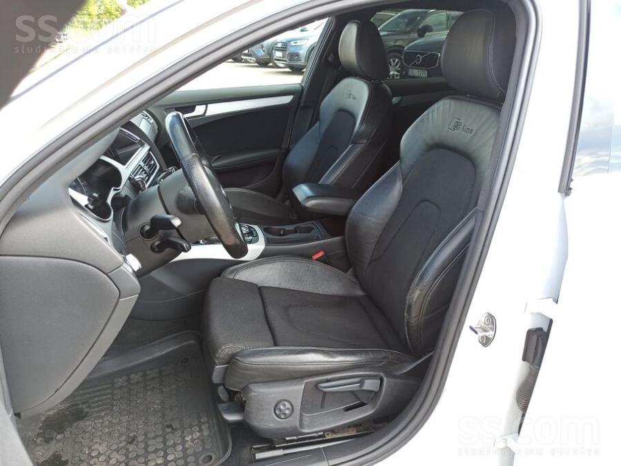 White Audi A4 2013 in Daugavpils, with an engine capacity of 2.00 L and mileage of 0 thousand km for 8350 €, photo 14 on AUTOMOTO.COM.LV