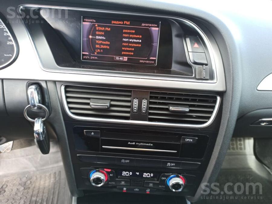 White Audi A4 2013 in Daugavpils, with an engine capacity of 2.00 L and mileage of 0 thousand km for 8350 €, photo 27 on AUTOMOTO.COM.LV