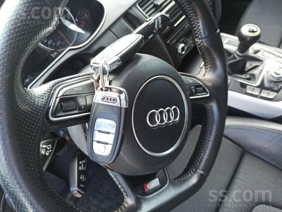 White Audi A4 2013 in Daugavpils, with an engine capacity of 2.00 L and mileage of 0 thousand km for 8350 €, photo 30 on AUTOMOTO.COM.LV