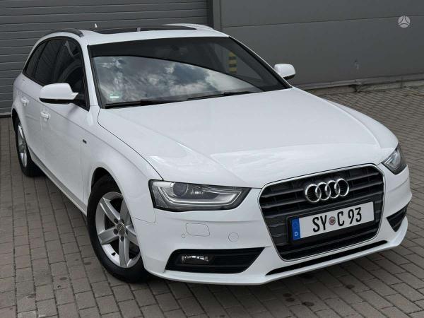 White Audi A4 2013 in Klaipeda, with an engine capacity of 1.97 L and mileage of 231 thousand km for 7999 €, photo 1 on AUTOMOTO.COM.LV