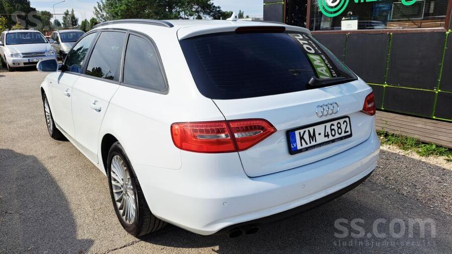 Balts Audi A4 2013 Rīga, ar dzinēja tilpumu 2.00 L un nobraukumu 198 tūkst. km par 8500 €, foto 5 vietnē AUTOMOTO.COM.LV