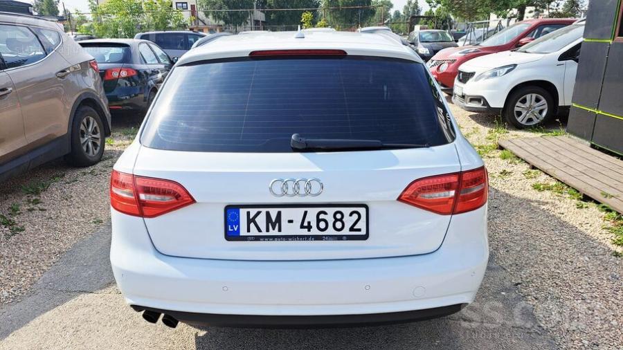 Balts Audi A4 2013 Rīga, ar dzinēja tilpumu 2.00 L un nobraukumu 198 tūkst. km par 8500 €, foto 7 vietnē AUTOMOTO.COM.LV