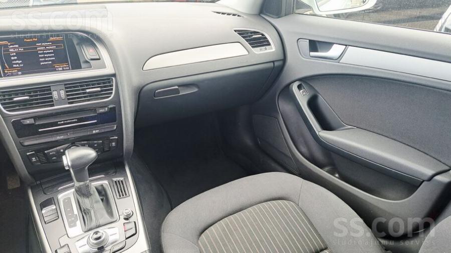 Balts Audi A4 2013 Rīga, ar dzinēja tilpumu 2.00 L un nobraukumu 198 tūkst. km par 8500 €, foto 10 vietnē AUTOMOTO.COM.LV