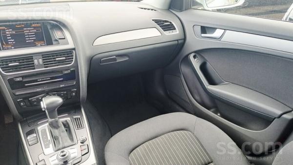 White Audi A4 2013 in Riga, with an engine capacity of 2.00 L and mileage of 198 thousand km for 8500 €, photo 9 on AUTOMOTO.COM.LV