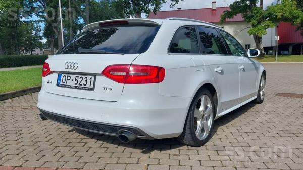 White Audi A4 2013 in Aluksne, with an engine capacity of 1.80 L and mileage of 0 thousand km for 6950 €, photo 9 on AUTOMOTO.COM.LV