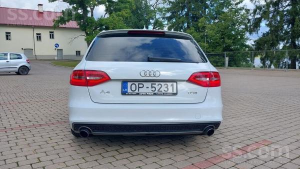 White Audi A4 2013 in Aluksne, with an engine capacity of 1.80 L and mileage of 0 thousand km for 6950 €, photo 10 on AUTOMOTO.COM.LV