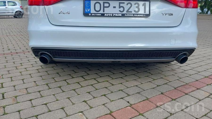 White Audi A4 2013 in Aluksne, with an engine capacity of 1.80 L and mileage of 0 thousand km for 6950 €, photo 14 on AUTOMOTO.COM.LV