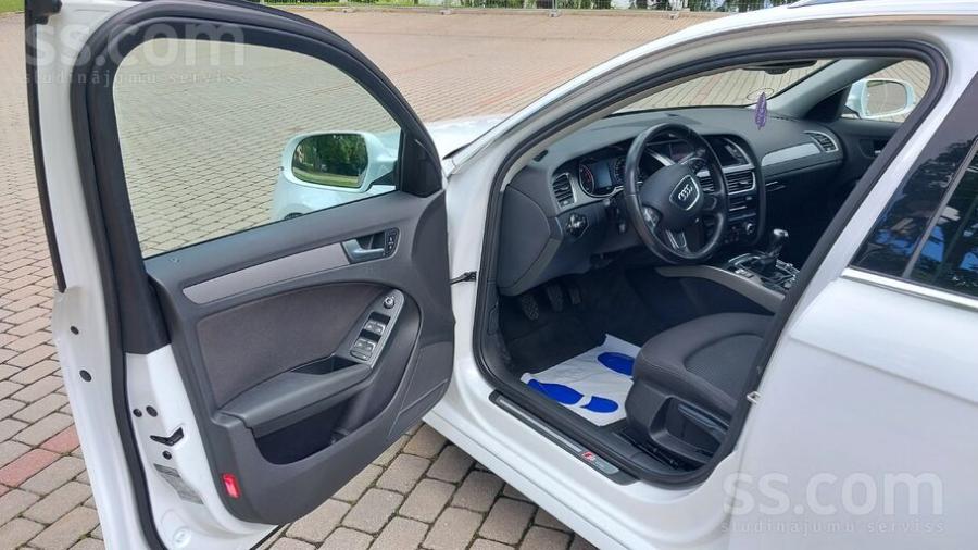 White Audi A4 2013 in Aluksne, with an engine capacity of 1.80 L and mileage of 0 thousand km for 6950 €, photo 18 on AUTOMOTO.COM.LV