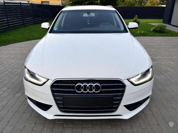 White Audi A4 2013 in Kaunas, with an engine capacity of 2.00 L and mileage of 277 thousand km for 5999 €, photo 1 on AUTOMOTO.COM.LV