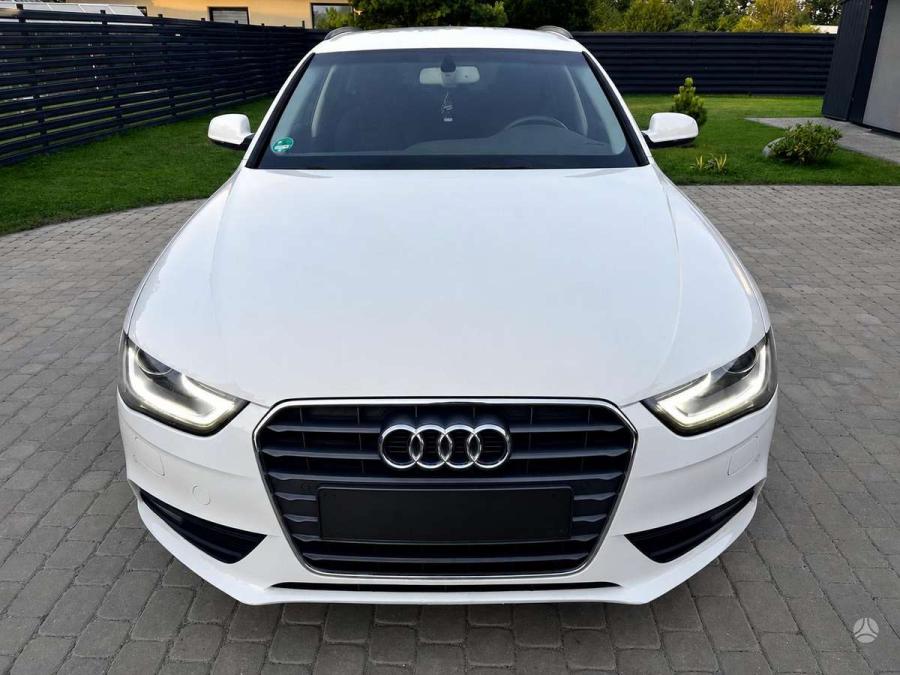 White Audi A4 2013 in Kaunas, with an engine capacity of 2.00 L and mileage of 277 thousand km for 5999 €, photo 1 on AUTOMOTO.COM.LV