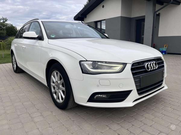 White Audi A4 2013 in Kaunas, with an engine capacity of 2.00 L and mileage of 277 thousand km for 5999 €, photo 4 on AUTOMOTO.COM.LV