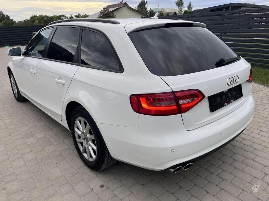 White Audi A4 2013 in Kaunas, with an engine capacity of 2.00 L and mileage of 277 thousand km for 5999 €, photo 5 on AUTOMOTO.COM.LV