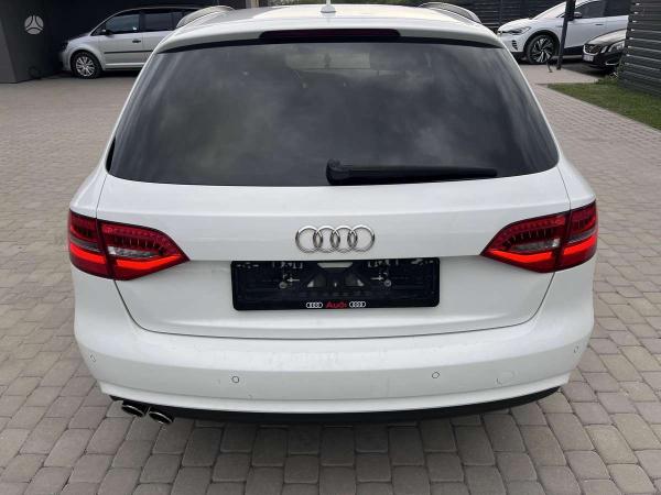 White Audi A4 2013 in Kaunas, with an engine capacity of 2.00 L and mileage of 277 thousand km for 5999 €, photo 7 on AUTOMOTO.COM.LV