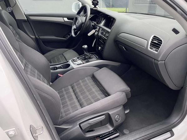 White Audi A4 2013 in Kaunas, with an engine capacity of 2.00 L and mileage of 277 thousand km for 5999 €, photo 10 on AUTOMOTO.COM.LV