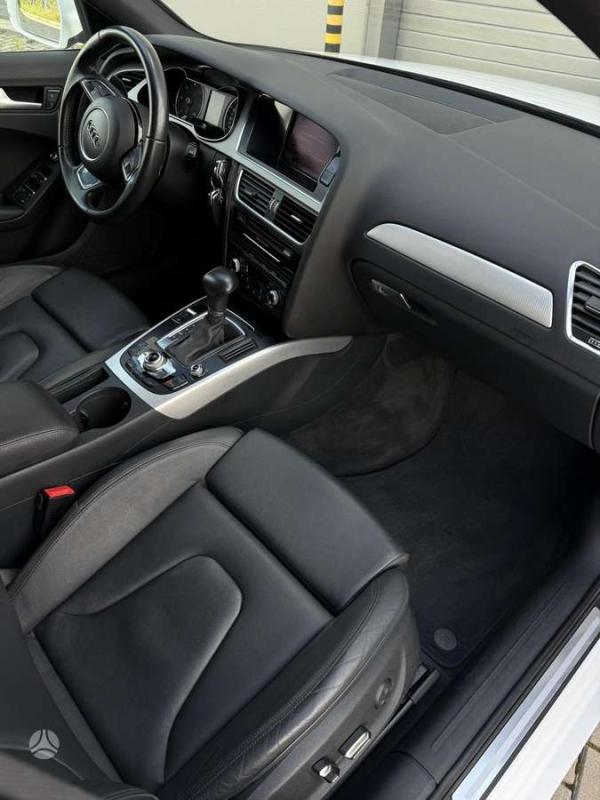 White Audi A4 2013 in Klaipeda, with an engine capacity of 1.97 L and mileage of 269 thousand km for 8650 €, photo 6 on AUTOMOTO.COM.LV