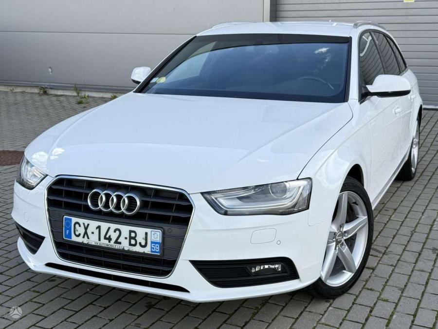 White Audi A4 2013 in Klaipeda, with an engine capacity of 1.97 L and mileage of 269 thousand km for 8650 €, photo 16 on AUTOMOTO.COM.LV
