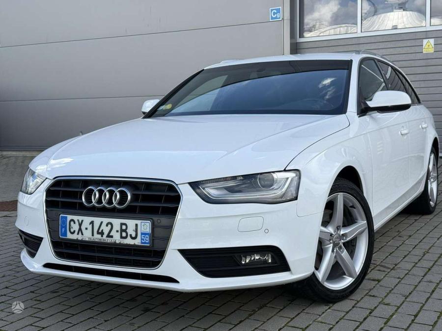 White Audi A4 2013 in Klaipeda, with an engine capacity of 1.97 L and mileage of 269 thousand km for 8650 €, photo 18 on AUTOMOTO.COM.LV