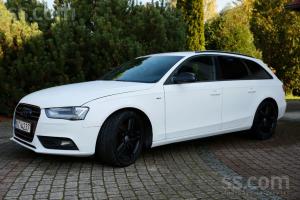 White Audi A4 2013 in Riga, with an engine capacity of 2.00 L and mileage of 347 thousand km for 7850 €, photo 1 on AUTOMOTO.COM.LV
