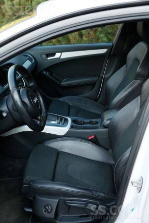 White Audi A4 2013 in Riga, with an engine capacity of 2.00 L and mileage of 347 thousand km for 7850 €, photo 11 on AUTOMOTO.COM.LV