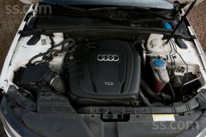 White Audi A4 2013 in Riga, with an engine capacity of 2.00 L and mileage of 347 thousand km for 7850 €, photo 14 on AUTOMOTO.COM.LV