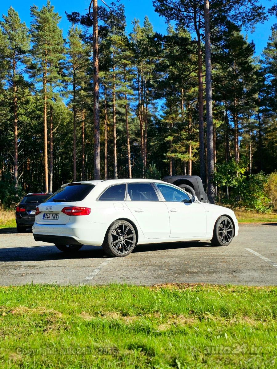 White Audi A4 2013 in Tallinn, with an engine capacity of 2.00 L and mileage of 301 thousand km for 8000 €, photo 6 on AUTOMOTO.COM.LV