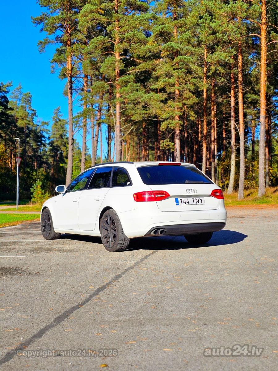 White Audi A4 2013 in Tallinn, with an engine capacity of 2.00 L and mileage of 301 thousand km for 8000 €, photo 8 on AUTOMOTO.COM.LV