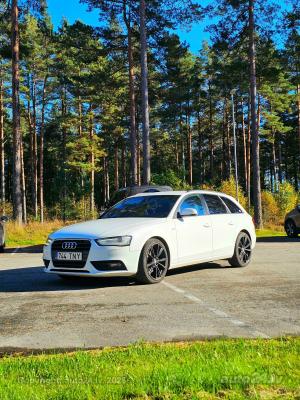 White Audi A4 2013 in Tallinn, with an engine capacity of 2.00 L and mileage of 301 thousand km for 8000 €, photo 10 on AUTOMOTO.COM.LV