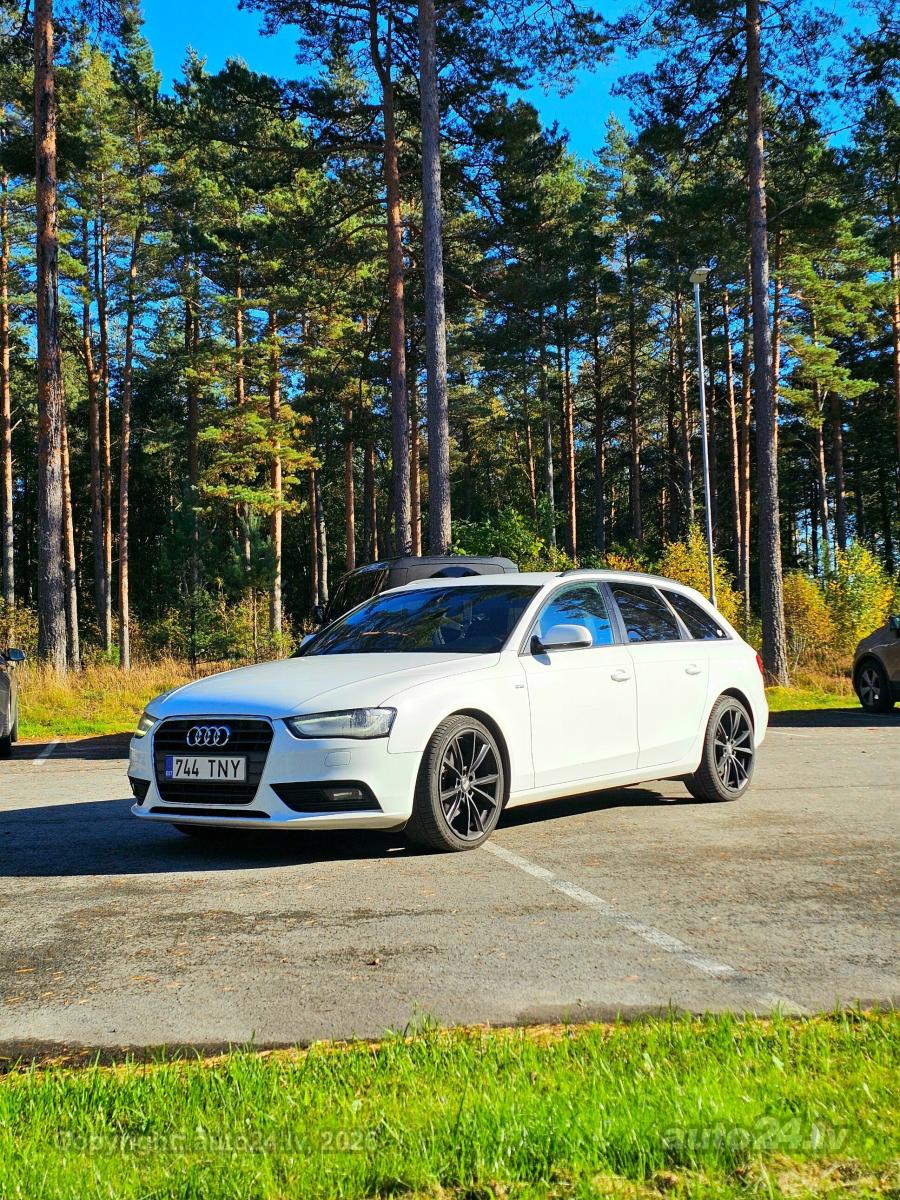 White Audi A4 2013 in Tallinn, with an engine capacity of 2.00 L and mileage of 301 thousand km for 8000 €, photo 10 on AUTOMOTO.COM.LV