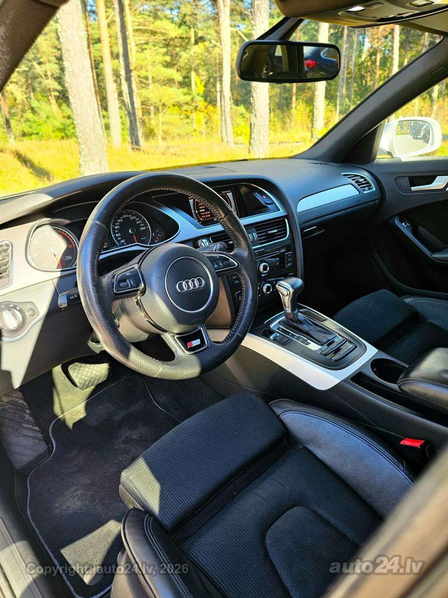 White Audi A4 2013 in Tallinn, with an engine capacity of 2.00 L and mileage of 301 thousand km for 8000 €, photo 11 on AUTOMOTO.COM.LV