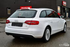 White Audi A4 2014 in Kretinga, with an engine capacity of 2.00 L and mileage of 212 thousand km for 7750 €, photo 5 on AUTOMOTO.COM.LV
