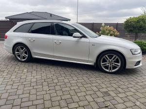 White Audi A4 2014 in Jonava, with an engine capacity of 1.97 L and mileage of 473 thousand km for 8249 €, photo 2 on AUTOMOTO.COM.LV