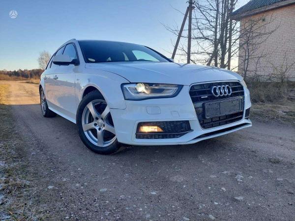 White Audi A4 2014 in Moletai, with an engine capacity of 1.97 L and mileage of 207 thousand km for 8900 €, photo 2 on AUTOMOTO.COM.LV