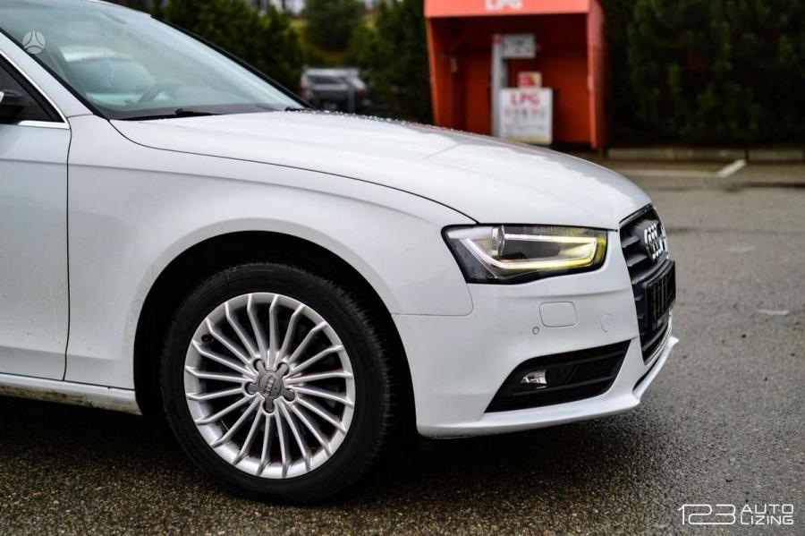 White Audi A4 2014 in Kretinga, with an engine capacity of 2.00 L and mileage of 212 thousand km for 7750 €, photo 4 on AUTOMOTO.COM.LV