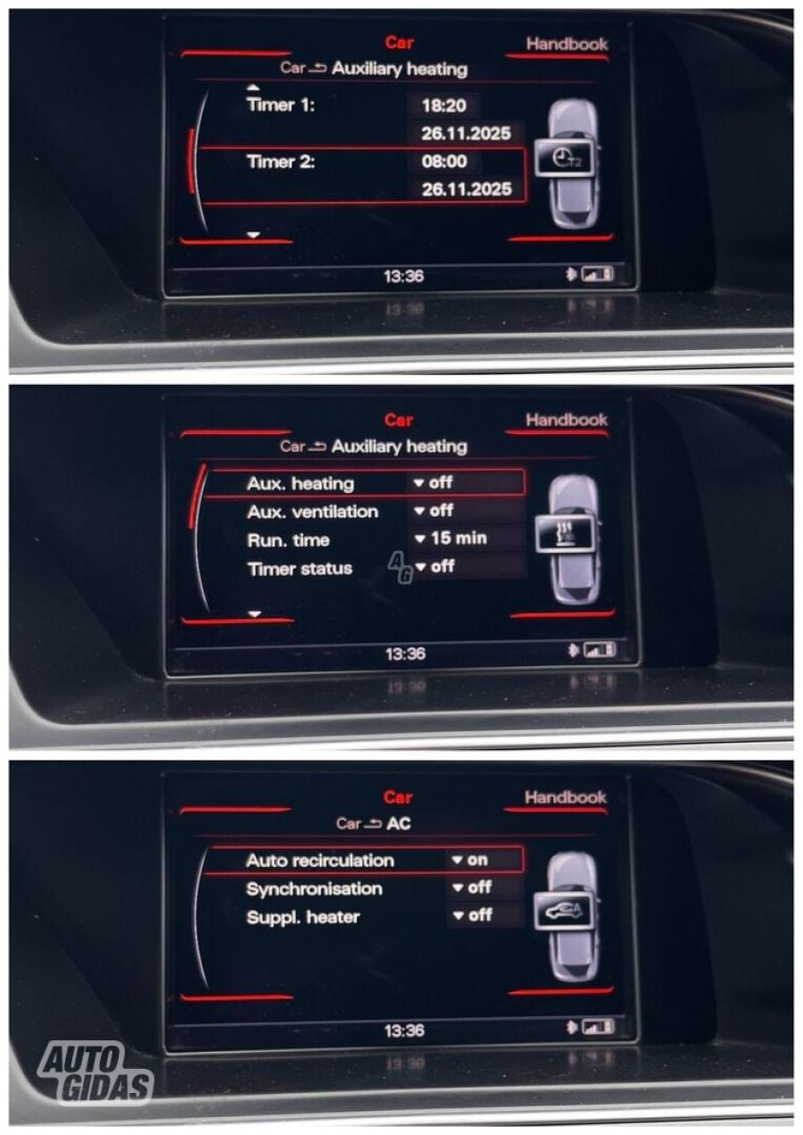 Белый Ауди А4 2014 в Мажейкяй, объемом двигателя 2.00 л и пробегом 318 тыс. км за 8500 €, фото 22 на AUTOMOTO.COM.LV