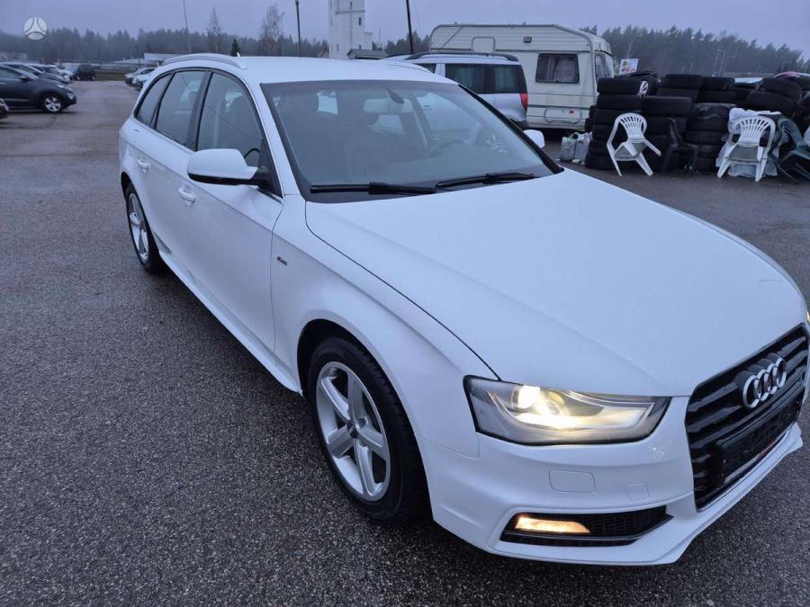 White Audi A4 2014 in Utena, with an engine capacity of 1.97 L and mileage of 263 thousand km for 8850 €, photo 2 on AUTOMOTO.COM.LV