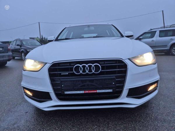 White Audi A4 2014 in Utena, with an engine capacity of 1.97 L and mileage of 263 thousand km for 8850 €, photo 5 on AUTOMOTO.COM.LV