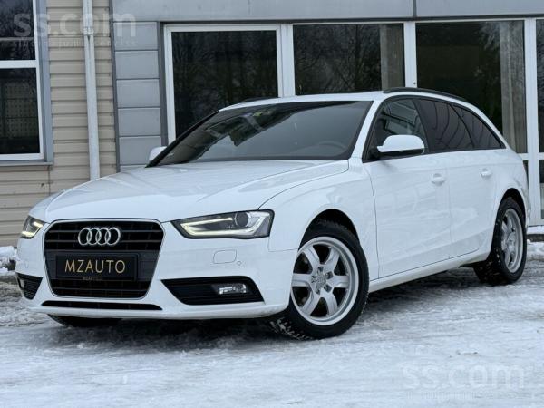 White Audi A4 2014 in Tukums, with an engine capacity of 2.00 L and mileage of 210 thousand km for 8500 €, photo 2 on AUTOMOTO.COM.LV
