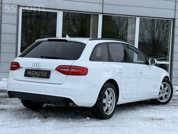 White Audi A4 2014 in Tukums, with an engine capacity of 2.00 L and mileage of 210 thousand km for 8500 €, photo 4 on AUTOMOTO.COM.LV