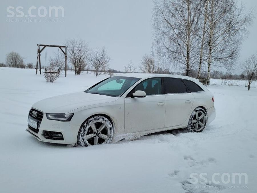 White Audi A4 2014 in Aizkraukle, with an engine capacity of 2.00 L and mileage of 0 thousand km for 3000 €, photo 8 on AUTOMOTO.COM.LV