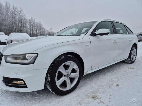 White Audi A4 2014 in Utena, with an engine capacity of 1.97 L and mileage of 268 thousand km for 8450 €, photo 3 on AUTOMOTO.COM.LV