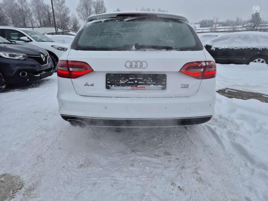 Balts Audi A4 2014 Utena, ar dzinēja tilpumu 1.97 L un nobraukumu 268 tūkst. km par 8450 €, foto 5 vietnē AUTOMOTO.COM.LV