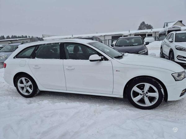 White Audi A4 2014 in Utena, with an engine capacity of 1.97 L and mileage of 268 thousand km for 8450 €, photo 7 on AUTOMOTO.COM.LV