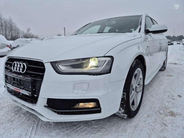 White Audi A4 2014 in Utena, with an engine capacity of 1.97 L and mileage of 268 thousand km for 8450 €, photo 10 on AUTOMOTO.COM.LV